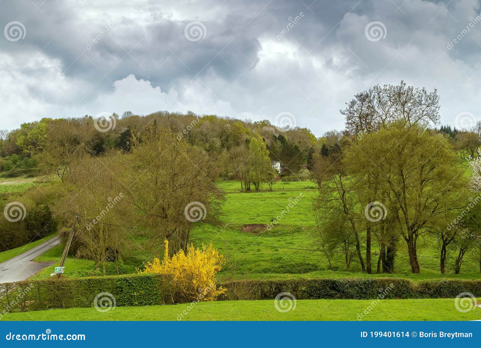 Landscape in Normandy, France Stock Photo - Image of france, landscape ...