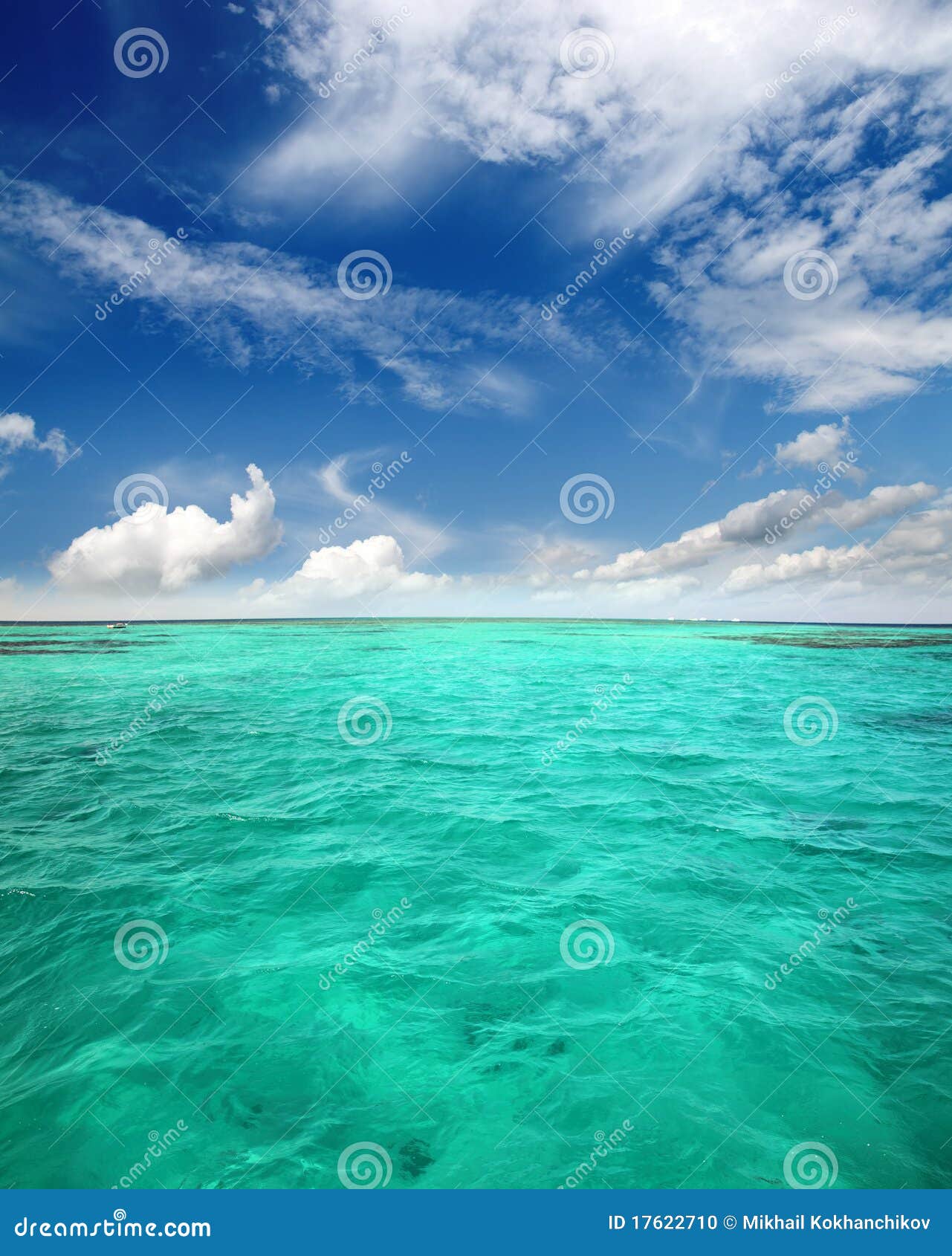 Landscape with Turquoise Sea Stock Photo - Image of infinity, landscape ...