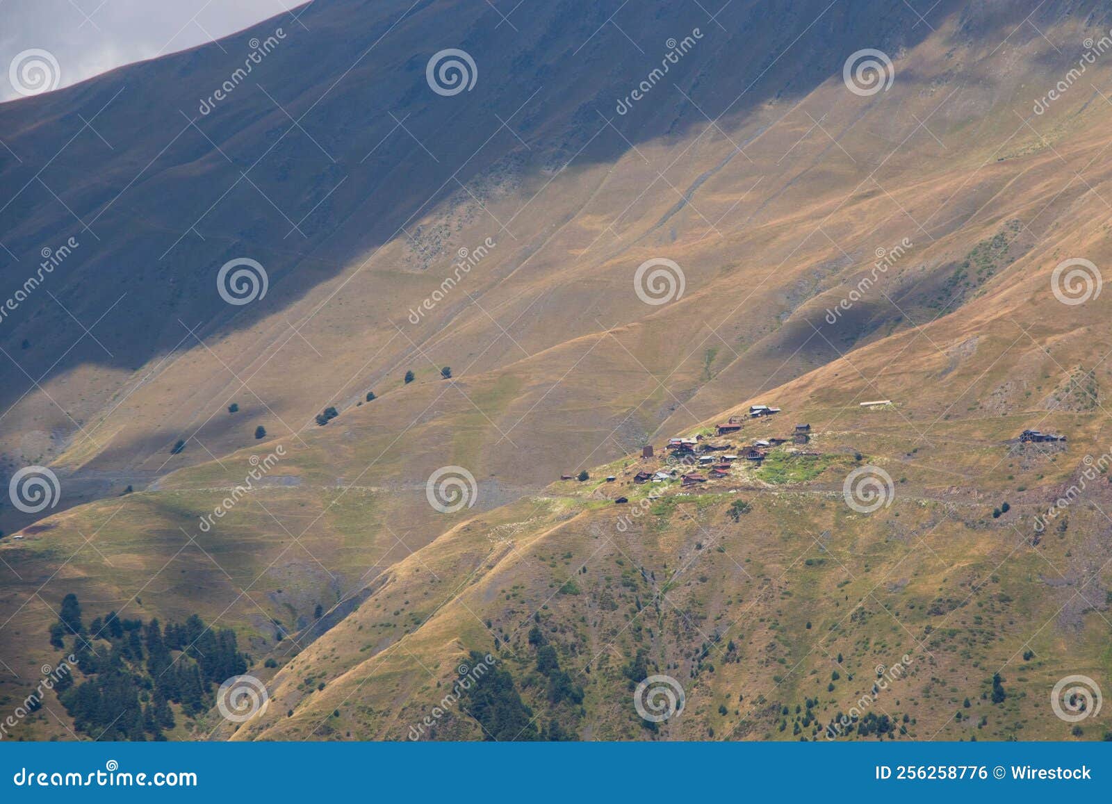 Landscape of the Tusheti Mountain Range Stock Photo - Image of ...