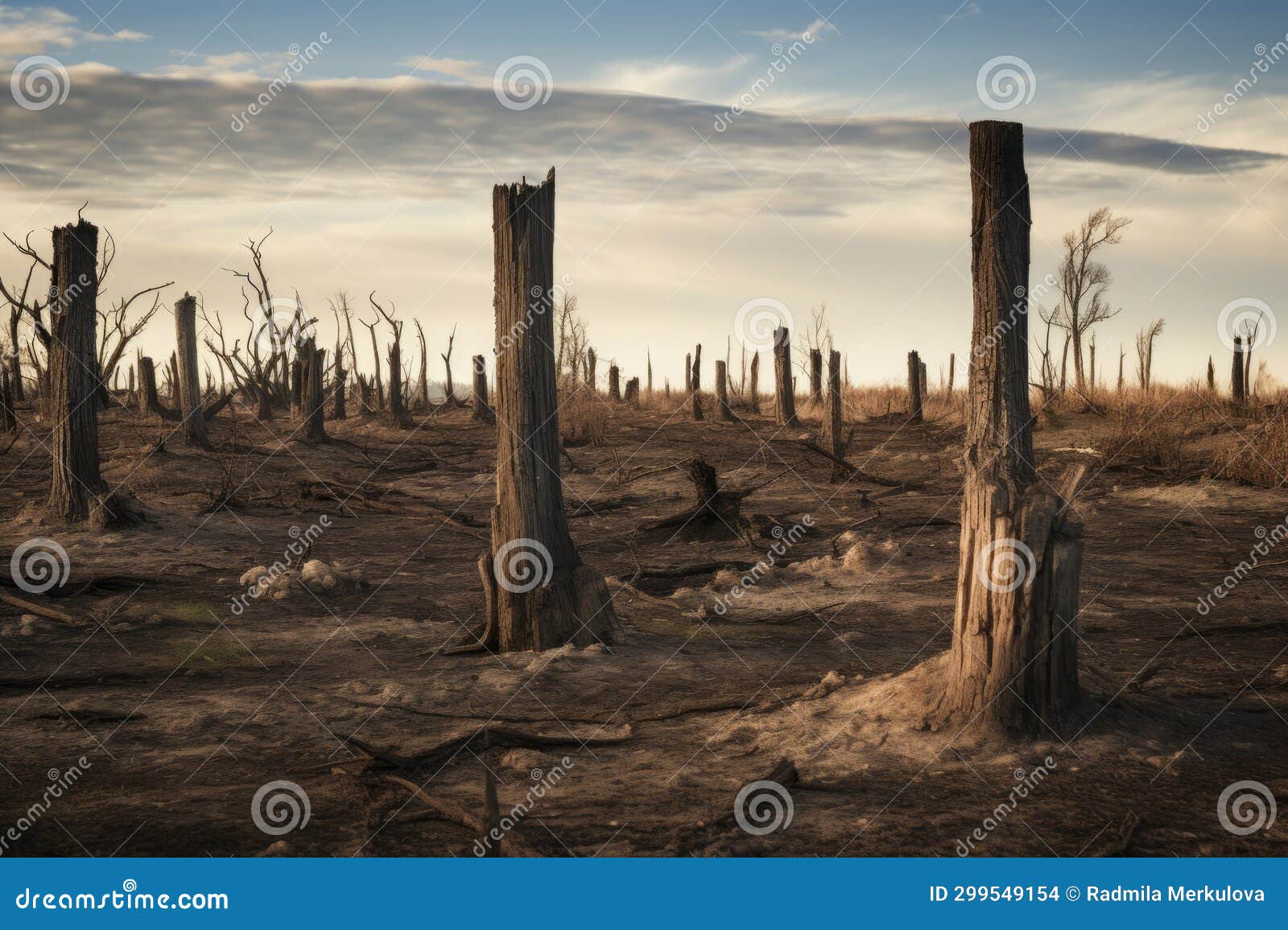 A Landscape Undergoing Renewal is Portrayed through the Scattered ...
