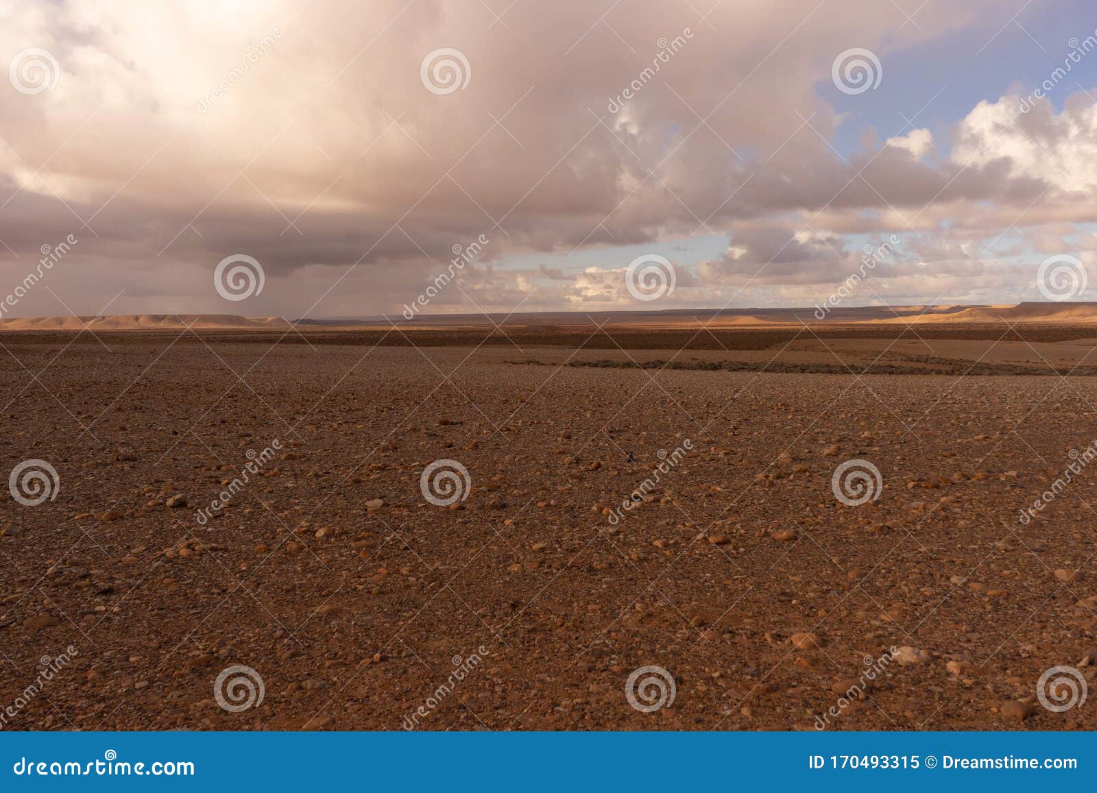 Landscape in the Valley of the River Draa Stock Image - Image of cliffs ...