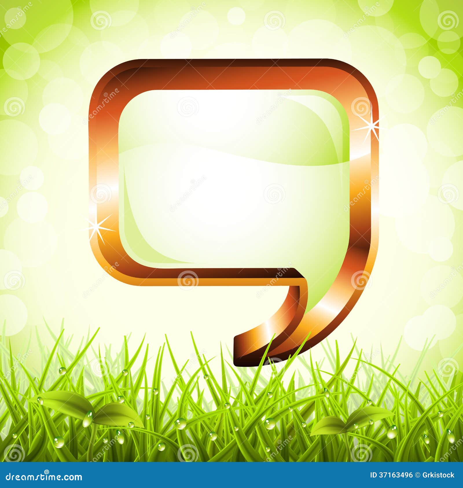 Landscape stock vector. Illustration of illuminated, green - 37163496