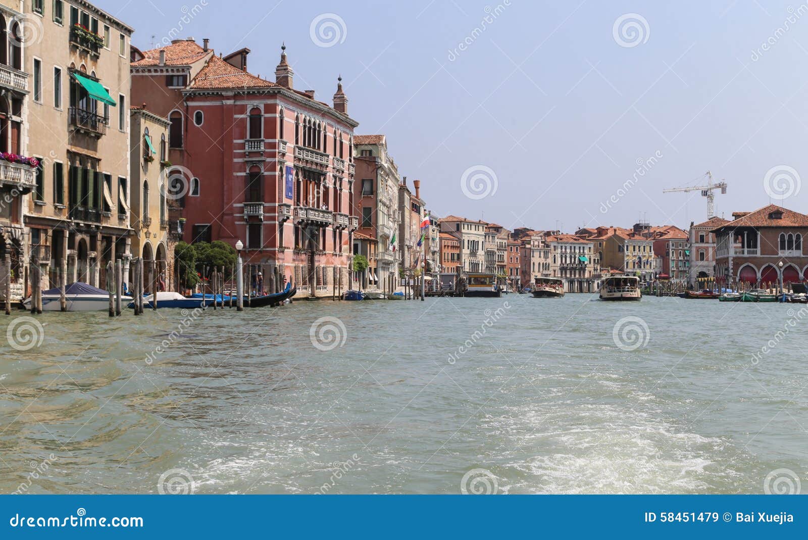 The Landscape in Venice, Italy Stock Image - Image of travel, italy ...