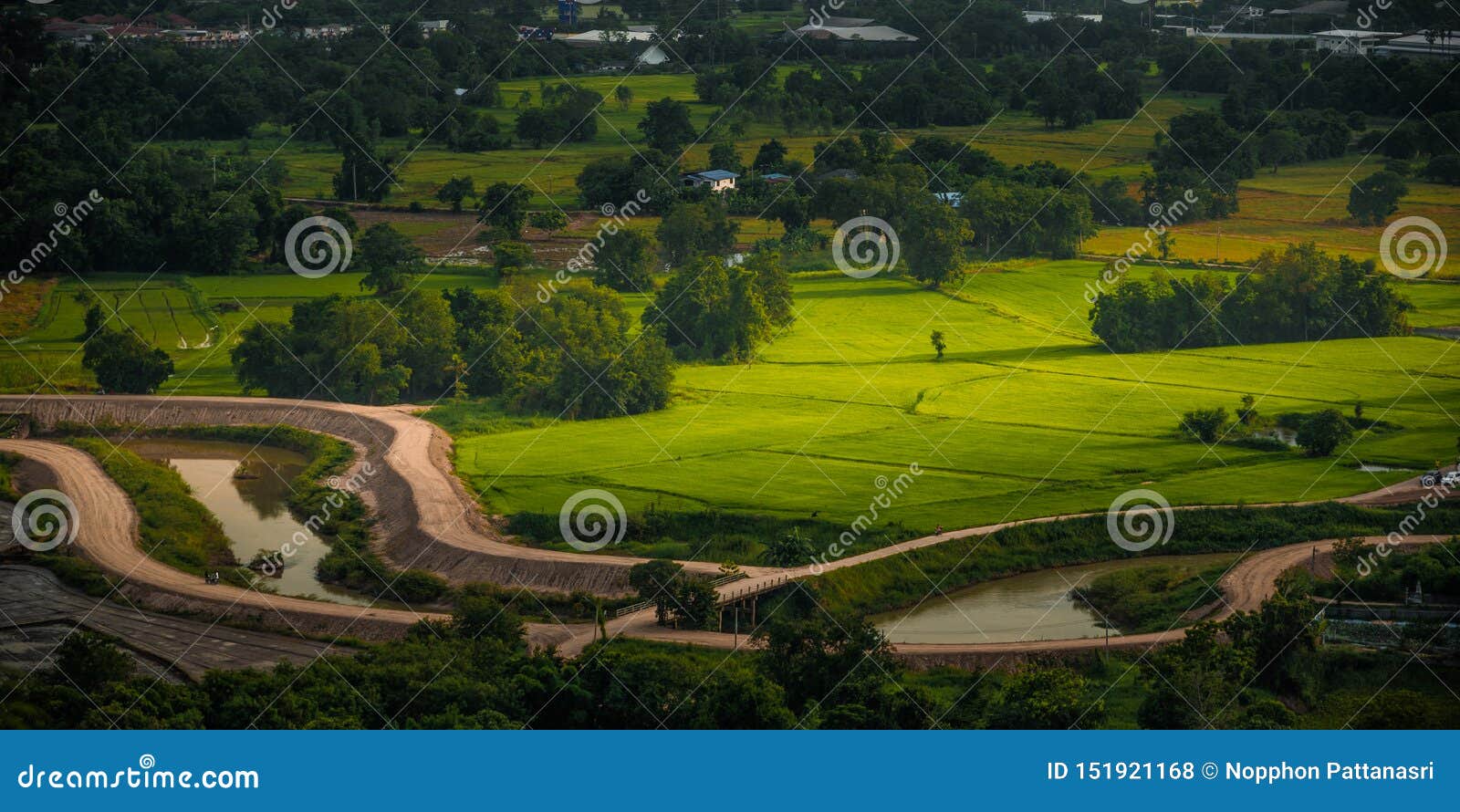 Landscape view from above. stock photo. Image of landscape - 151921168