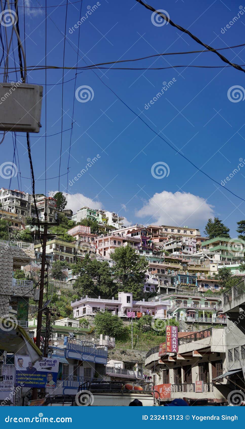 A Landscape View of Almora City of Uttarakhand Editorial Stock Photo ...