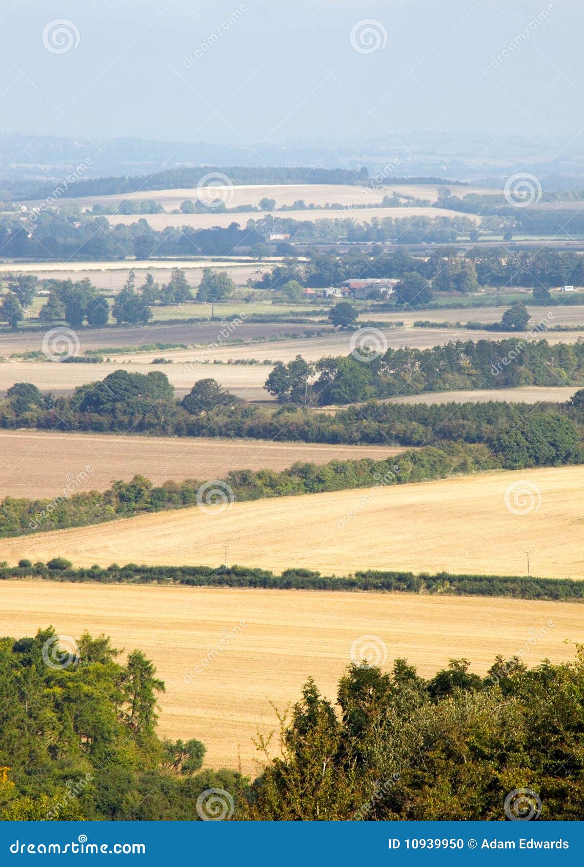 Landscape View of the Chilterns, England Stock Photo - Image of ...