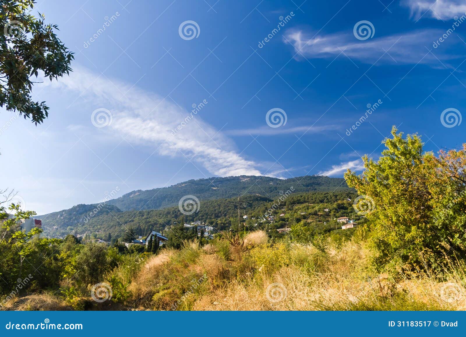 Landscape View in Crimea, Ukraine Stock Image - Image of summit, heat ...