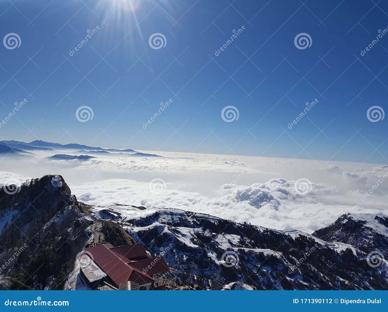 Landscape View of Kalinchok Nepal. & X28;4300 Meter& X29; Stock Photo ...