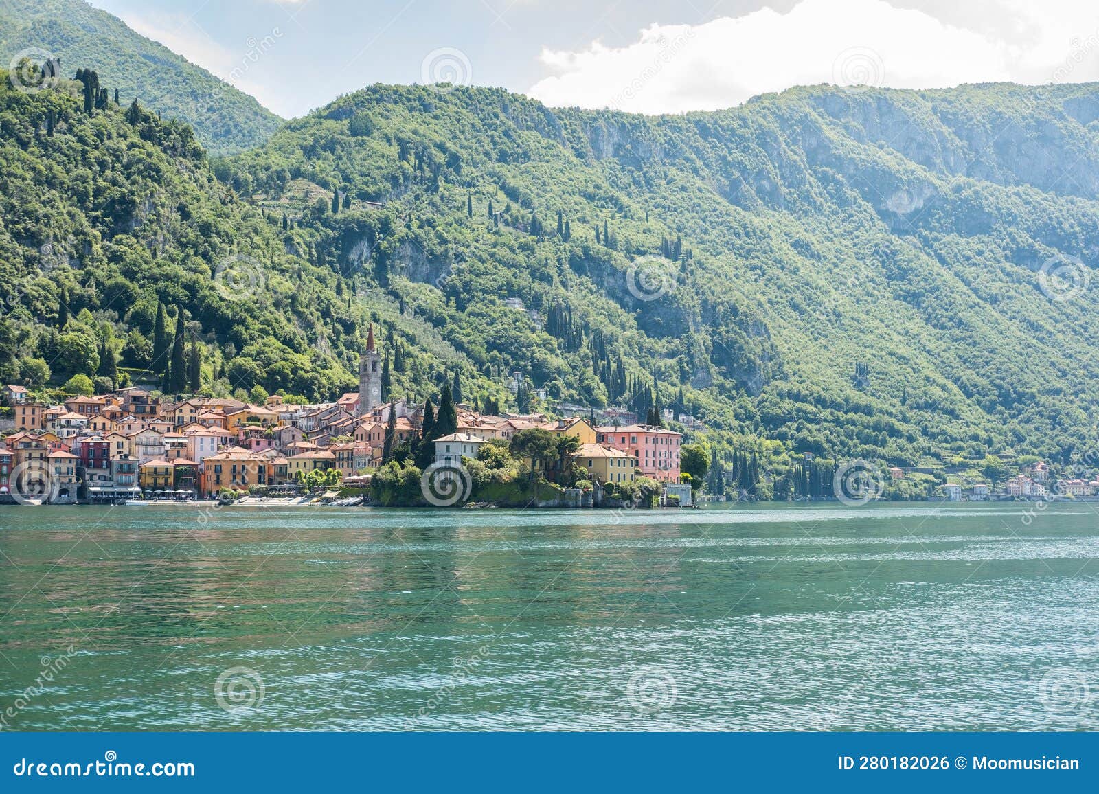Landscape View of Lake Como Stock Photo - Image of north, outdoor ...