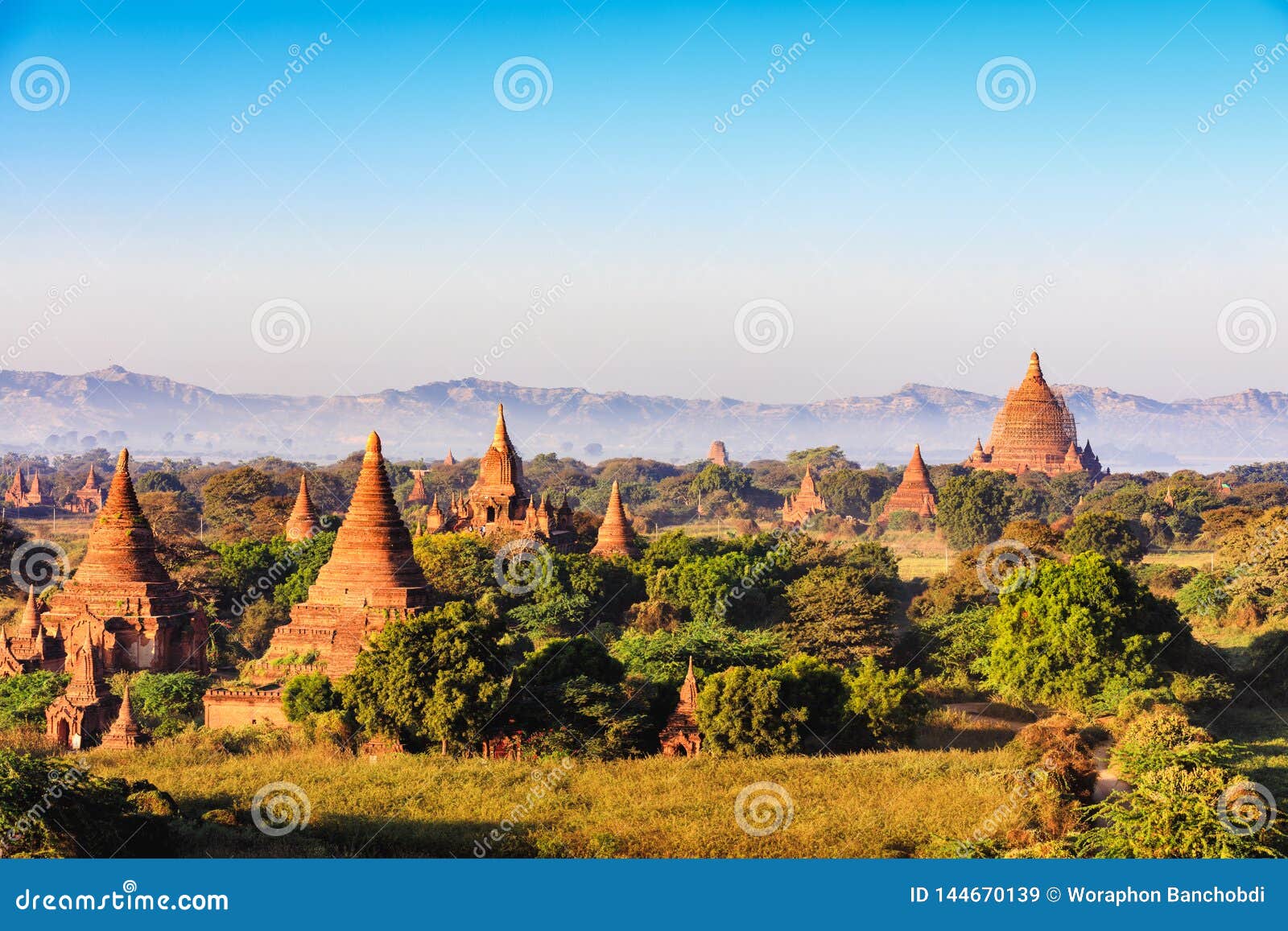 Bagan stock image. Image of architecture, buddhist, early - 144670139