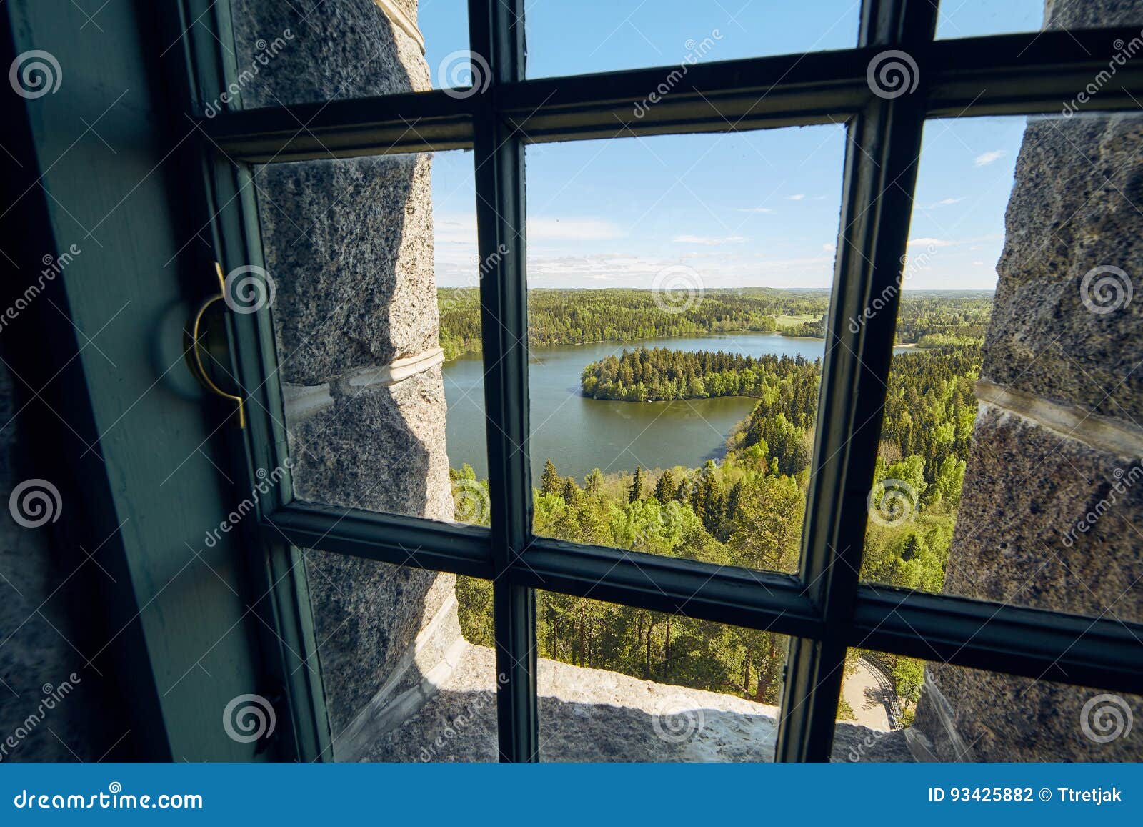Landscape View through a Window Stock Photo - Image of natural ...