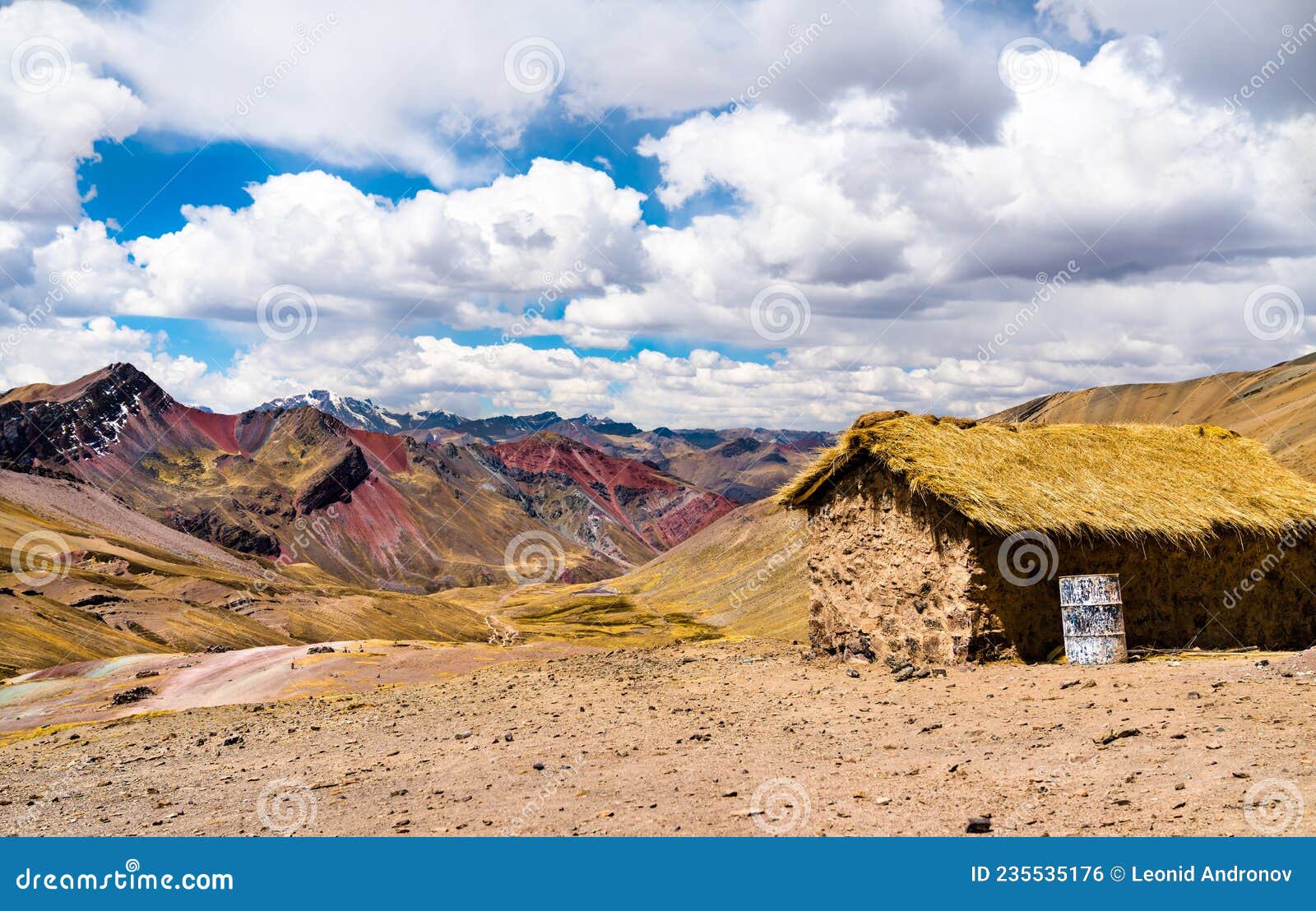 Vinicunca Or Rainbow Mountain,Pitumarca, Peru Royalty-Free Stock ...