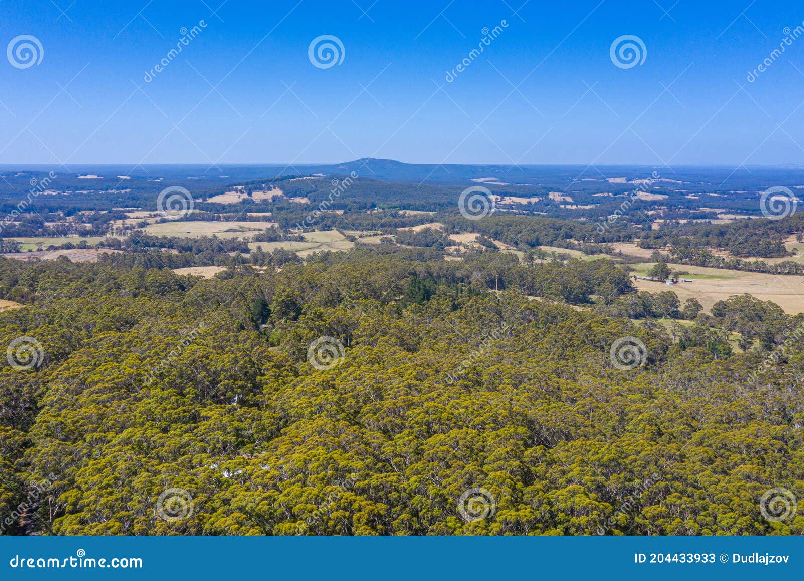 Landscape of Western Australia Viewed from Mount Shadforth Stock Image ...
