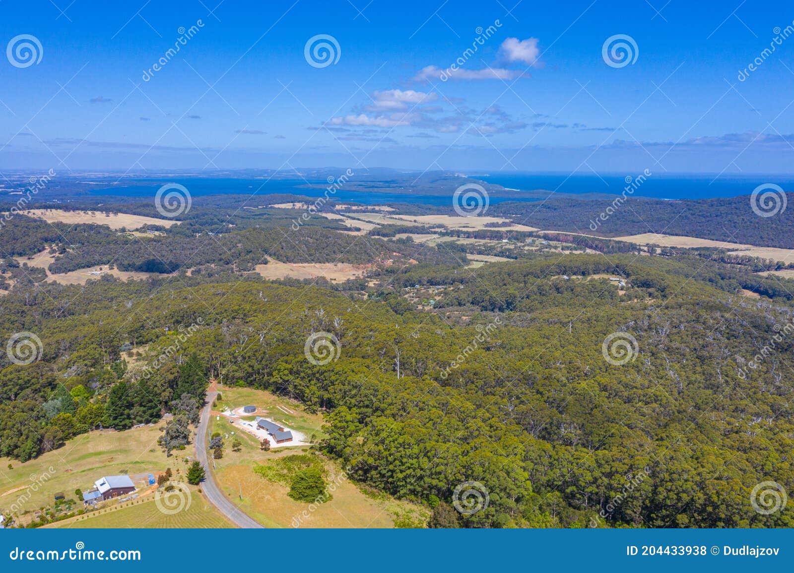 Landscape of Western Australia Viewed from Mount Shadforth Stock Photo ...