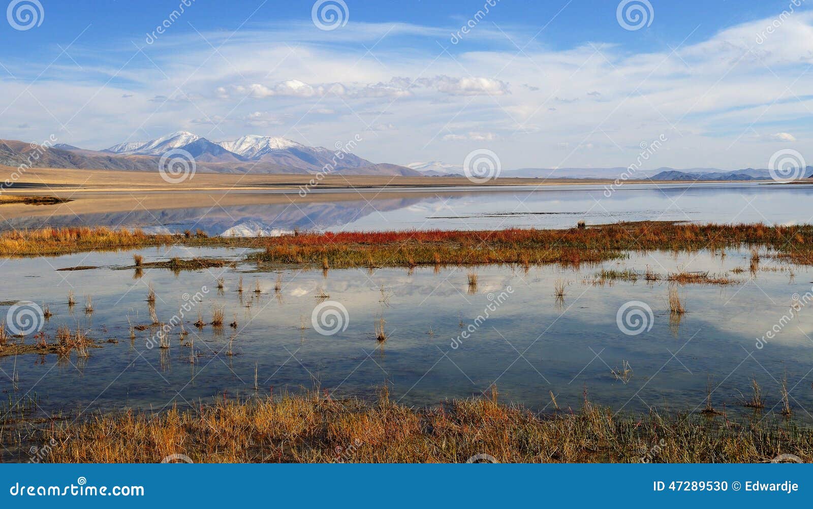 Landscape in Western Mongolia Stock Photo - Image of altai, water: 47289530