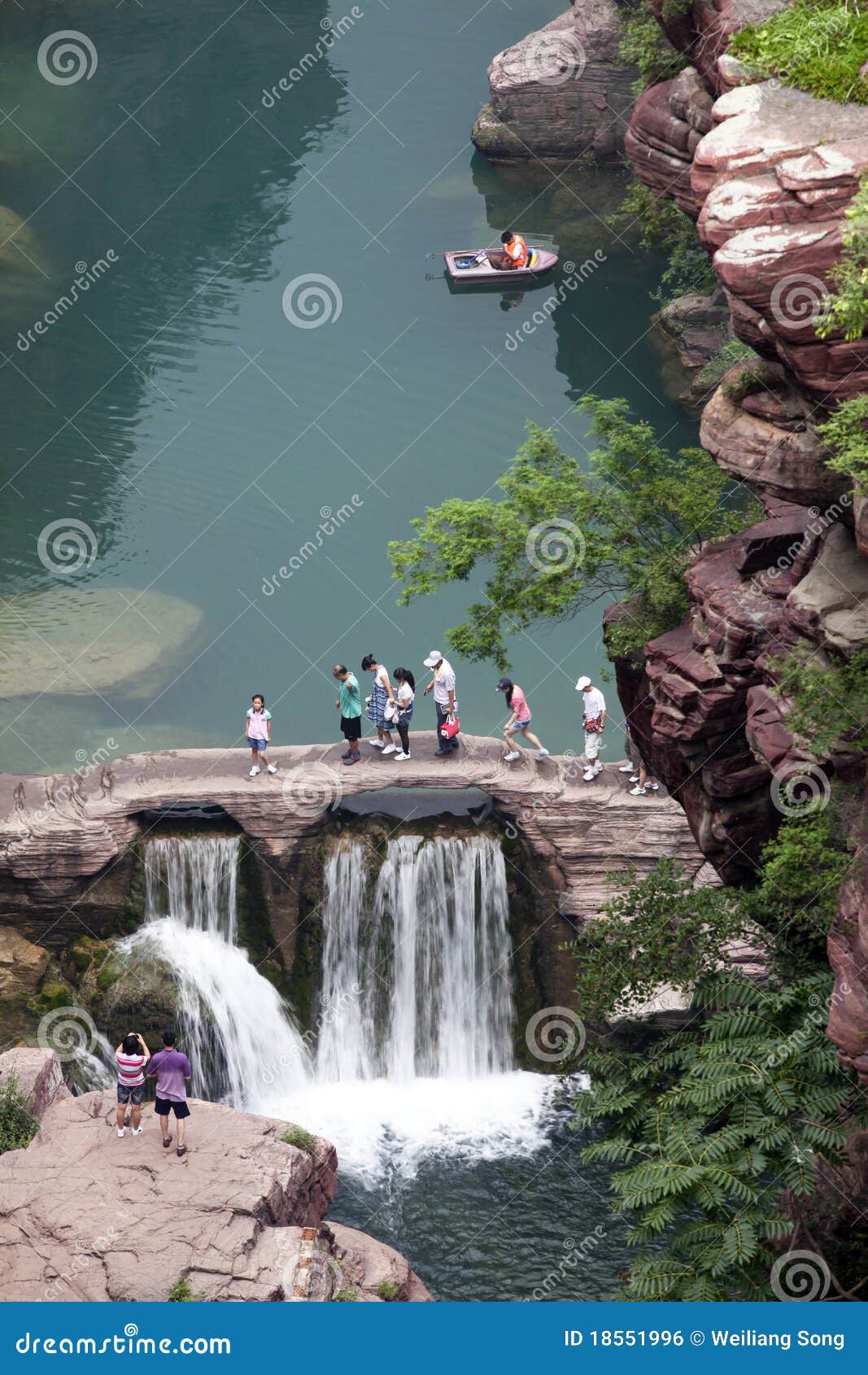 Landscape of Yuntai Mountain Editorial Photo - Image of parkland, rock ...