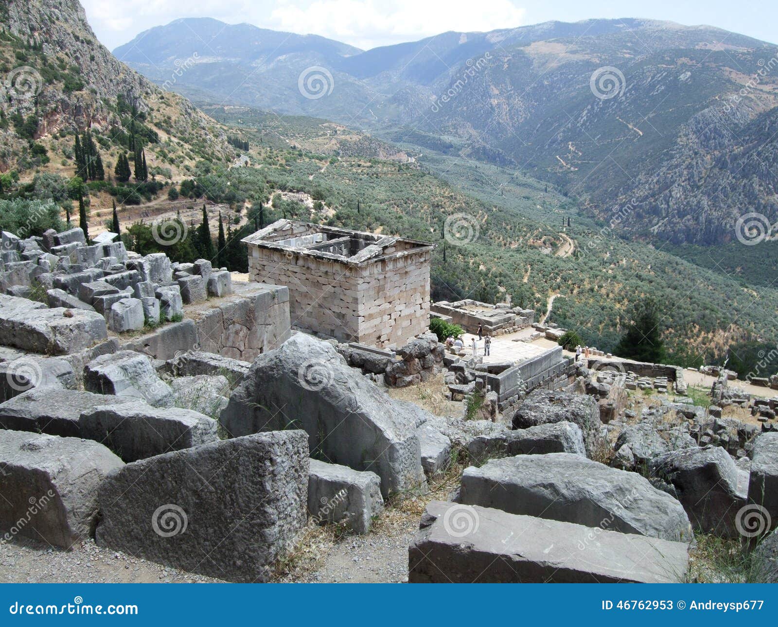 Landscapes of Ancient Greece Stock Image - Image of herodes, landmark ...