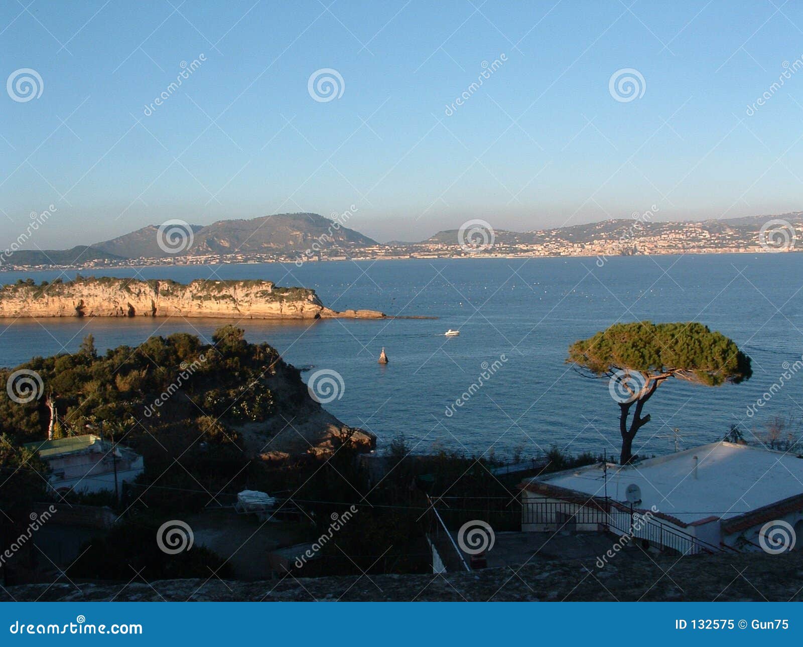 Landscapes of Naples stock image. Image of summer, town - 132575