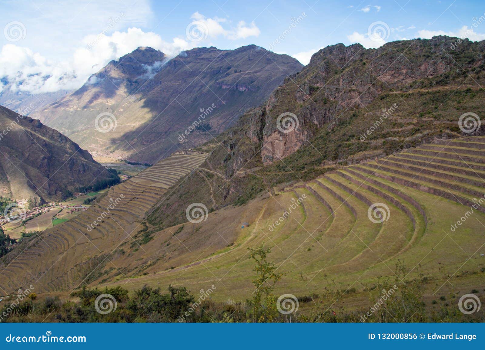 Views Of The Sacred Valley From Mirador De Taray. Pisac, Cusco, Peru ...