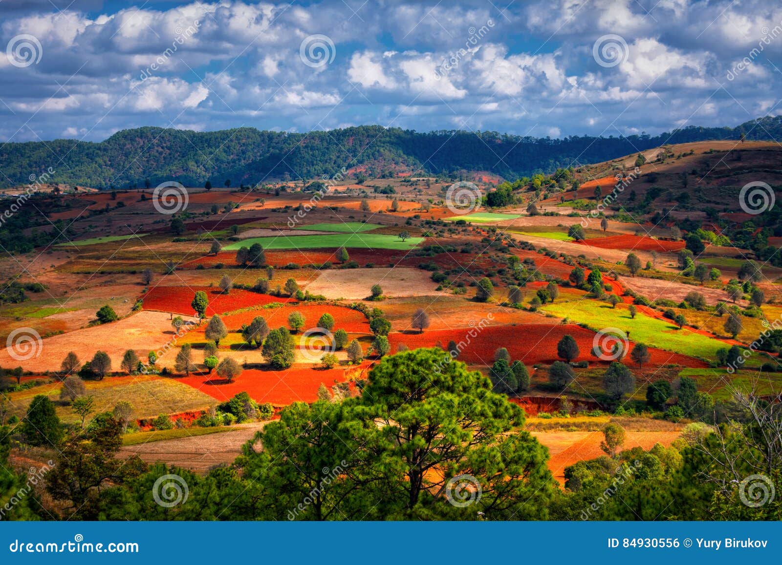 Landscapes of Shan state stock photo. Image of colors - 84930556