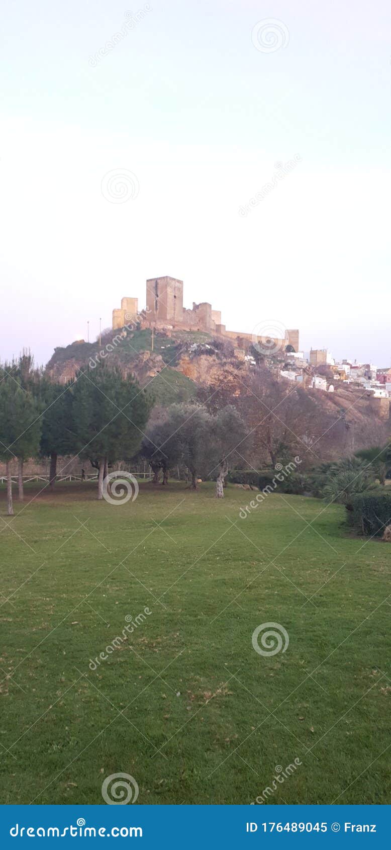 Landscapes of spain stock image. Image of castle, ruin - 176489045