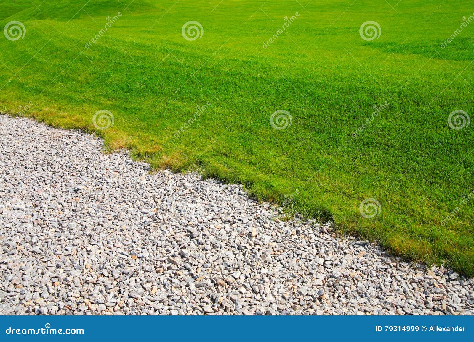 Landscaping stock image. Image of grass, sward, pebble - 79314999