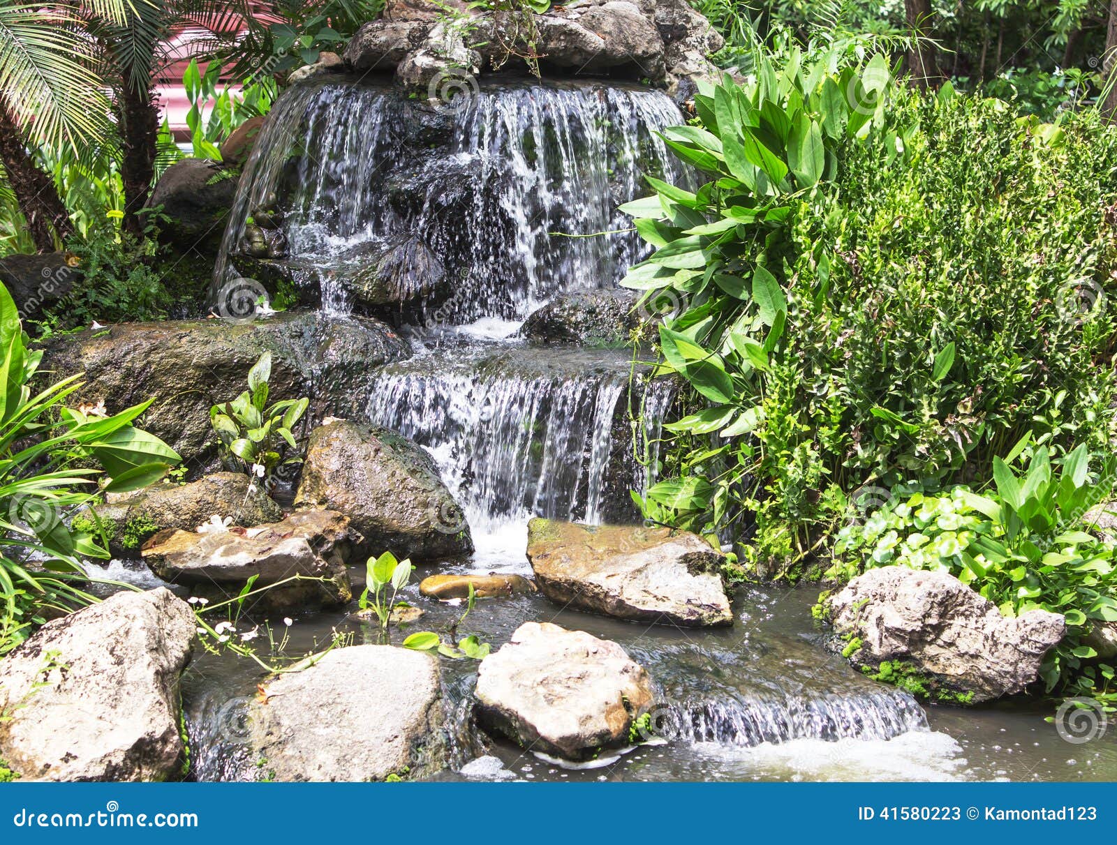 Stone Waterfall Texture Material Background . Stock Photography ...