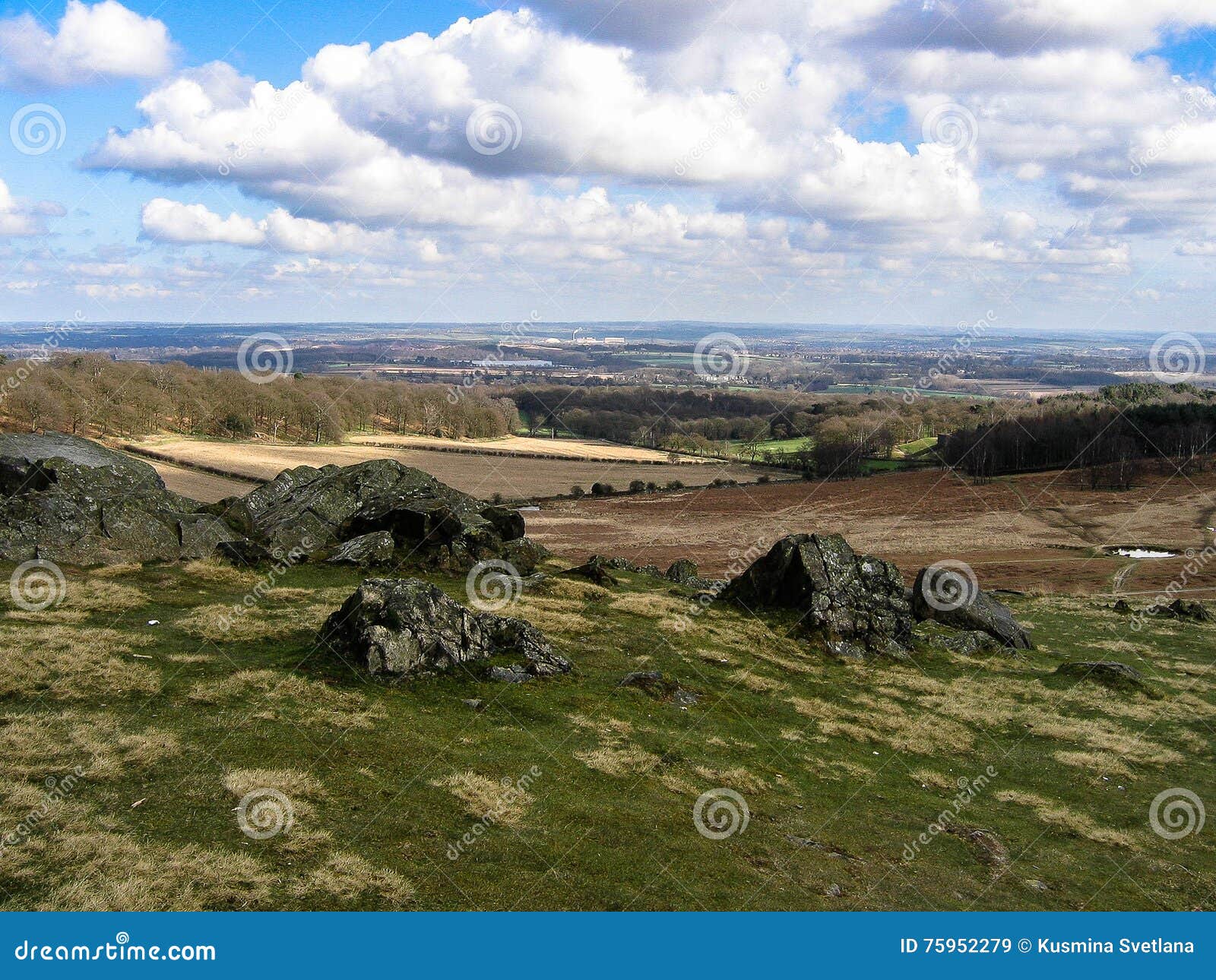 Landschappen van Engeland stock afbeelding. Image of engeland - 75952279