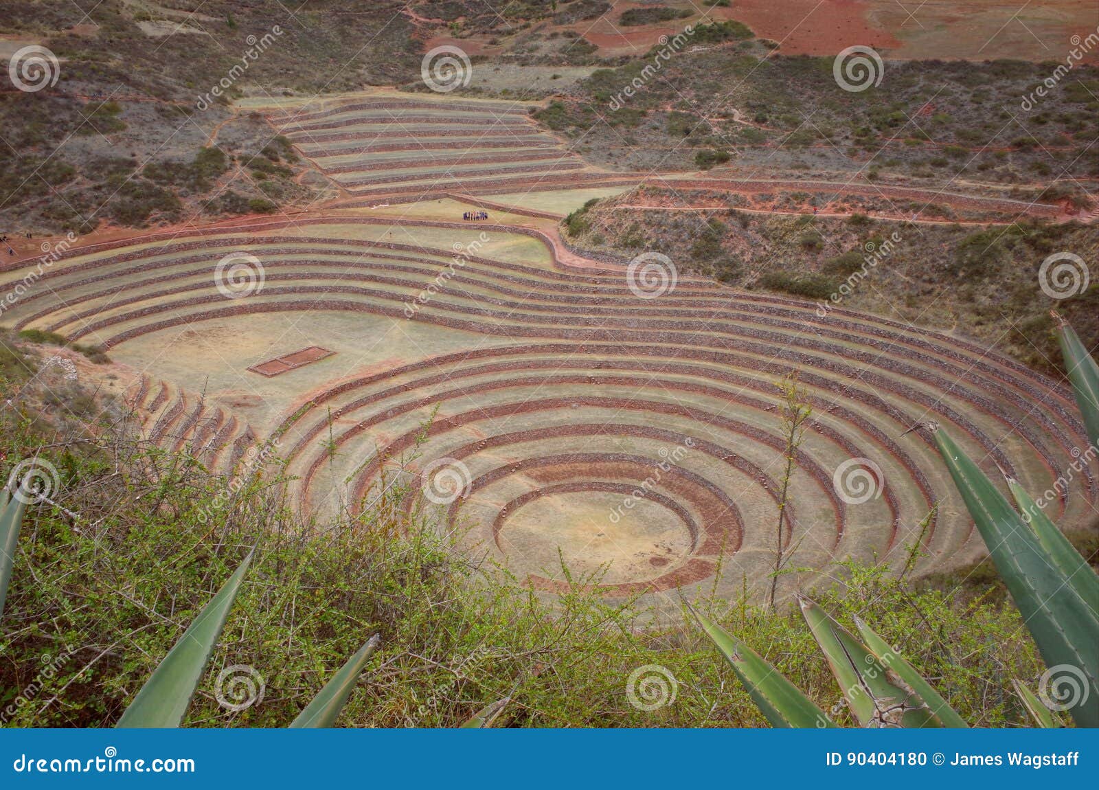 Landwirtschaftliche Terrassen Des Moray Stockfoto - Bild von inka ...