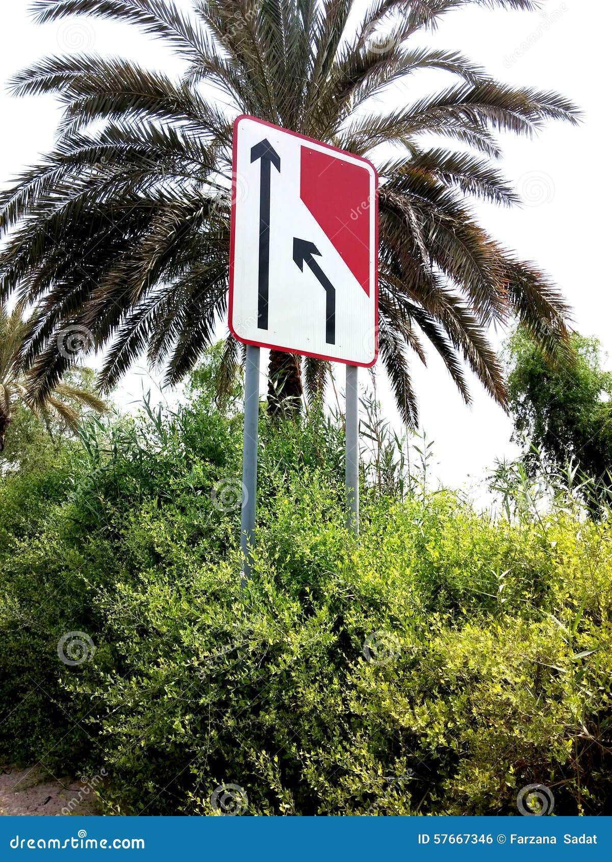 Lane direction sign stock photo. Image of arrow, symbol - 57667346