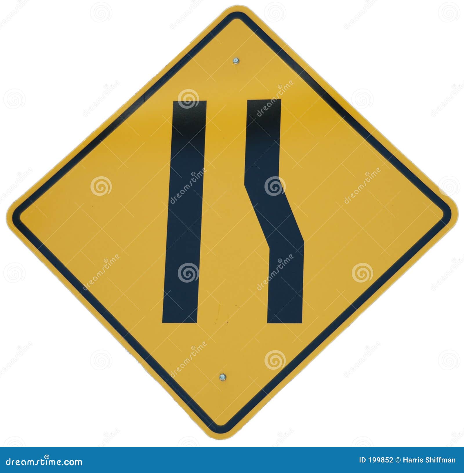 Lane Ends graphic stock photo. Image of lane, alert, merge - 199852