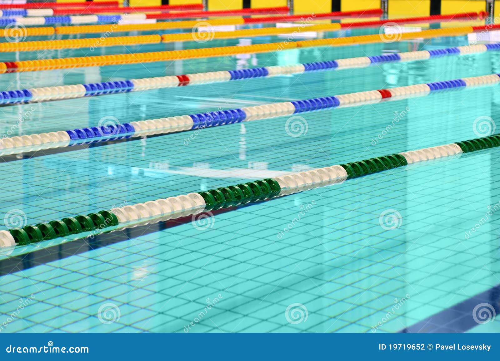 Float Lane Of Swimming Pool For Racetrack Texture And Background Stock ...