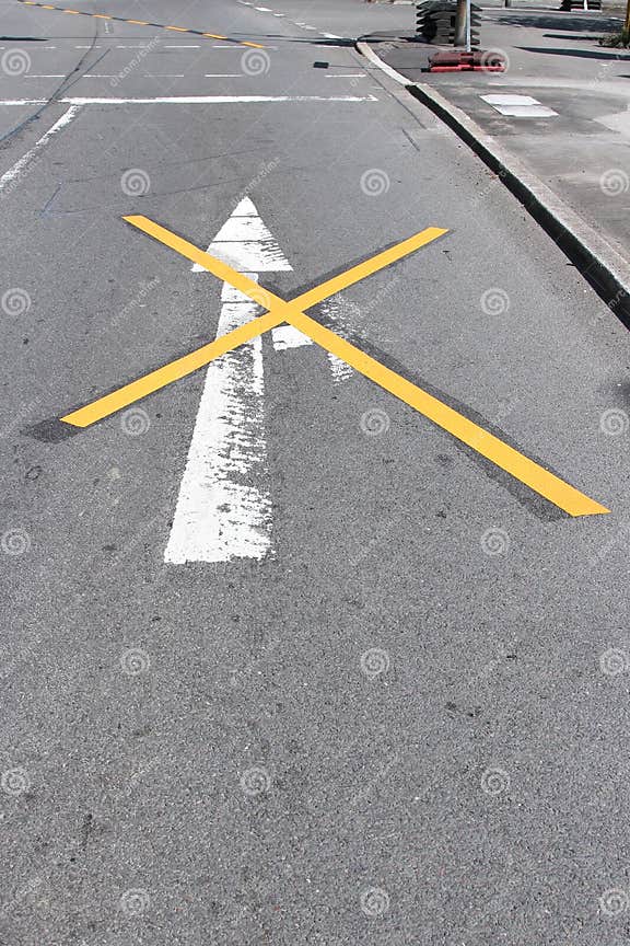 Lane marking stock photo. Image of regulations, white - 70143948