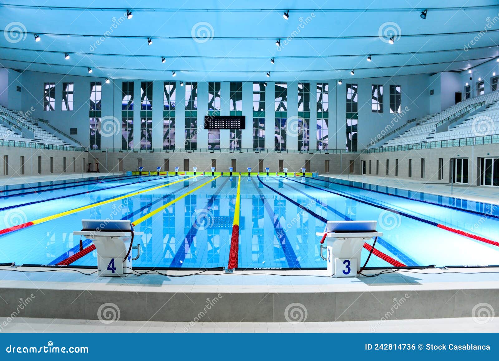 Competition Swimming Pool Royalty-Free Stock Photography ...
