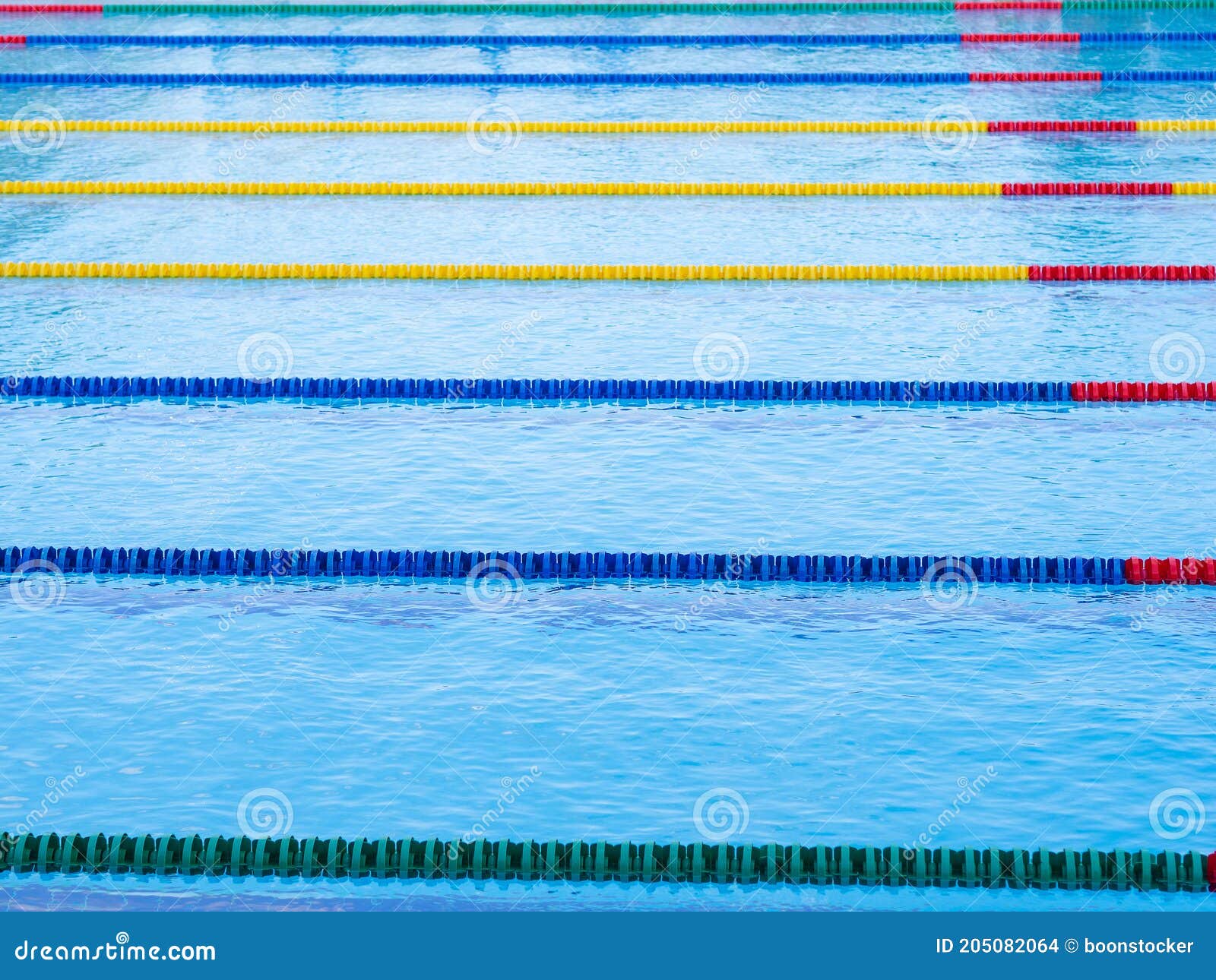 Lanes of a Competition Swimming Pool. Concept of Sport Stock Photo ...