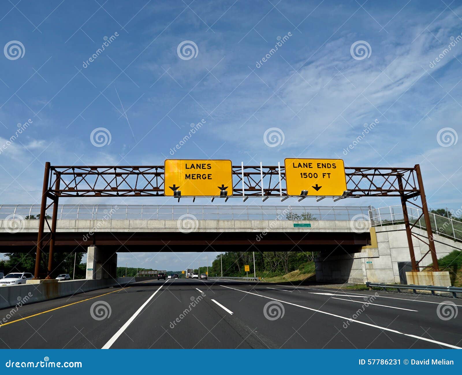 Merge Sign Stock Photo | CartoonDealer.com #6381012