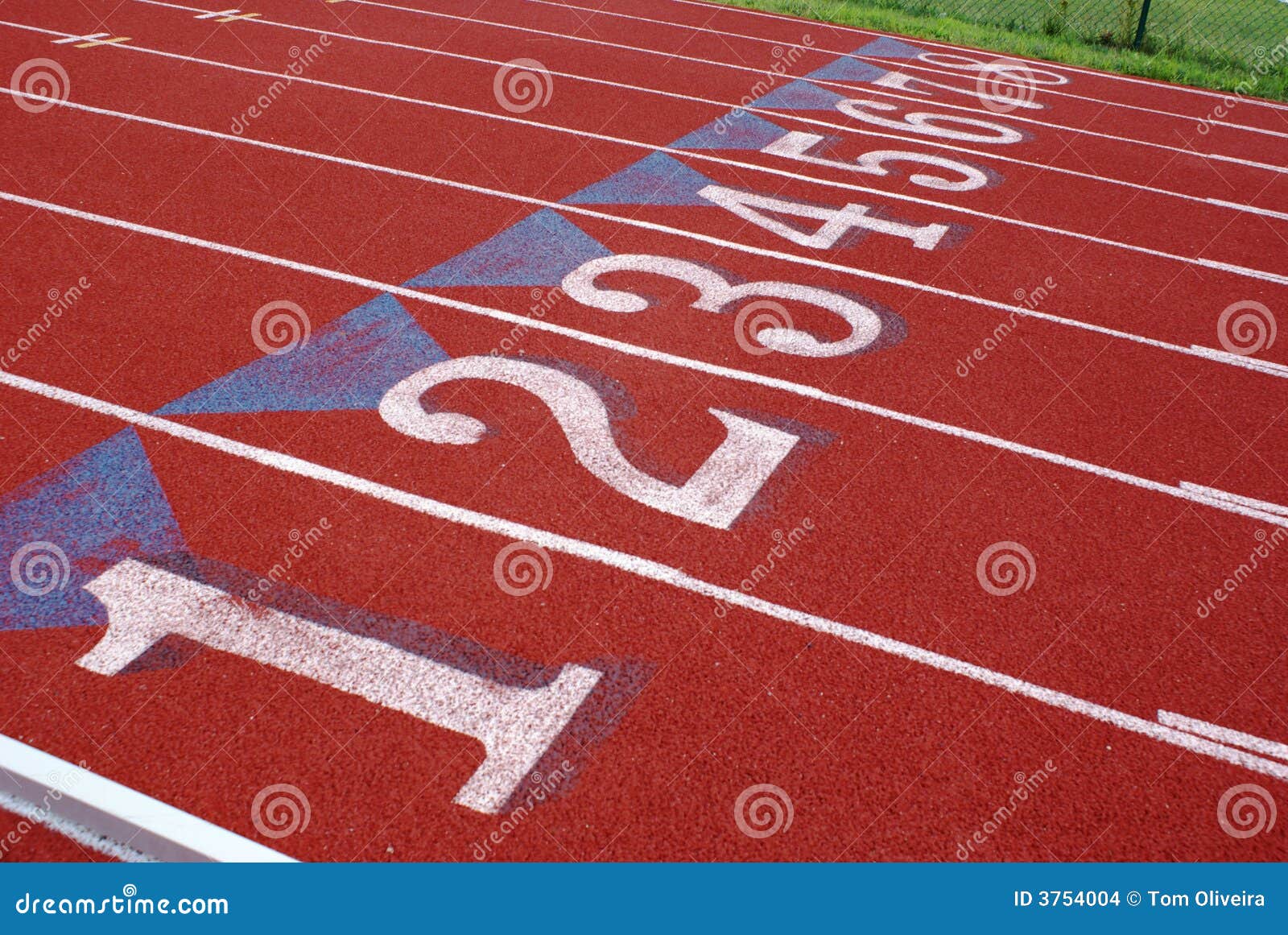 Lanes by number. stock photo. Image of contest, goals - 3754004