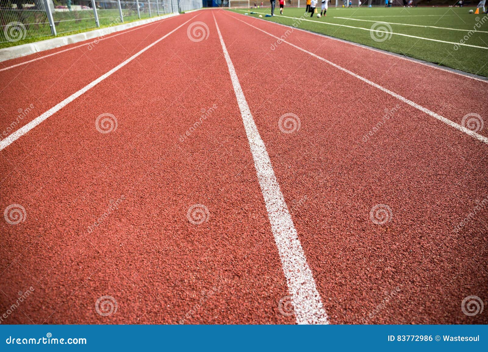 Lanes for running stock photo. Image of field, healthy - 83772986