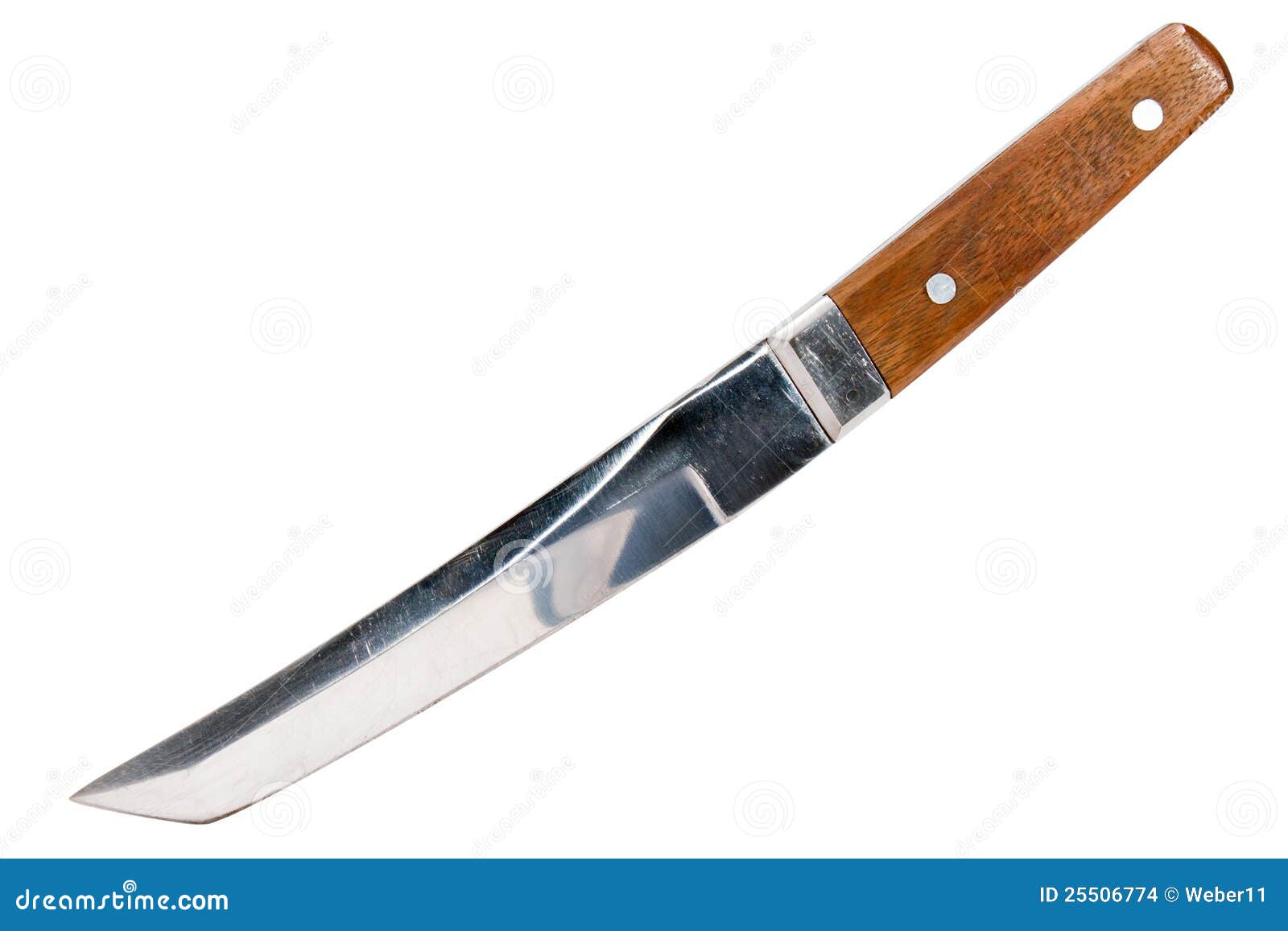 Lang mes stock foto. Image of schulpzaag, offer, militair - 25506774