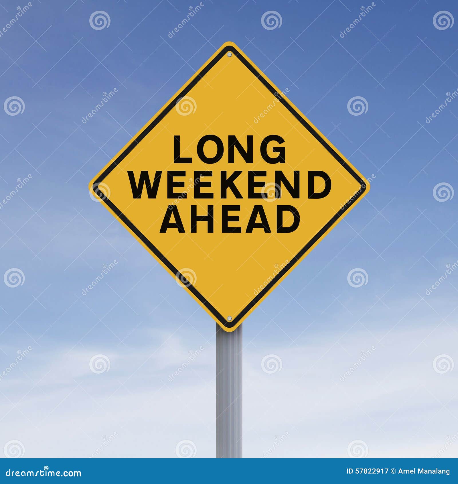 Lang Weekend vooruit stock afbeelding. Image of geel - 57822917