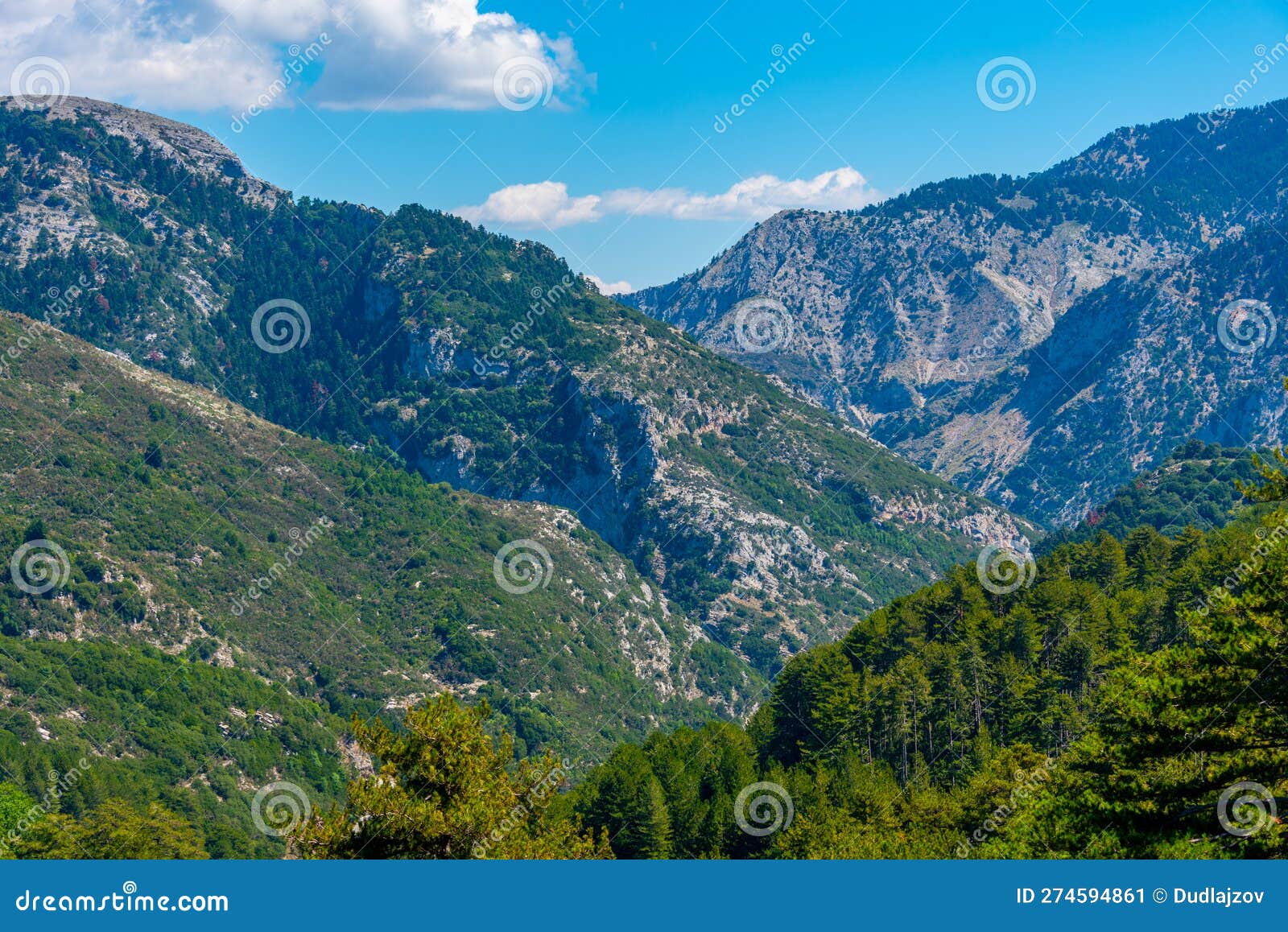 Langada Pass at Peloponnese Peninsula in Greece Stock Image - Image of ...