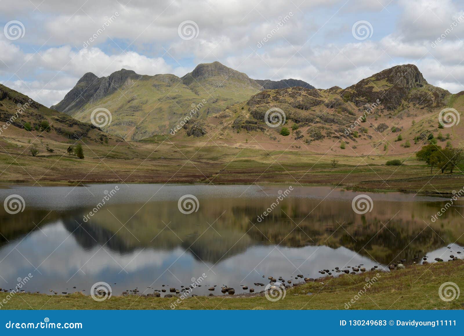 Blea Tarn, Lake District stock image. Image of north - 130249683