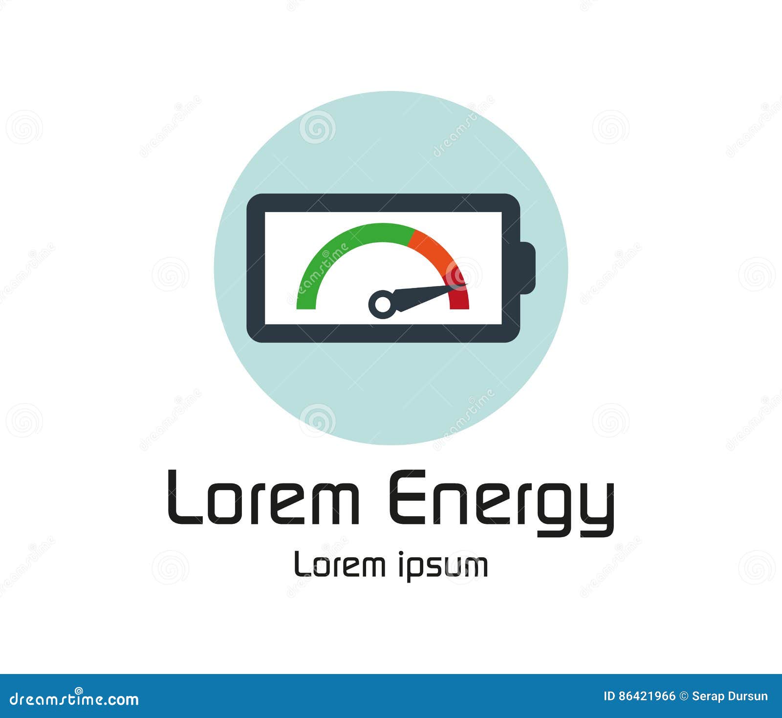 Langdurige Batterij Logo Design Vector Illustratie - Illustration of ...