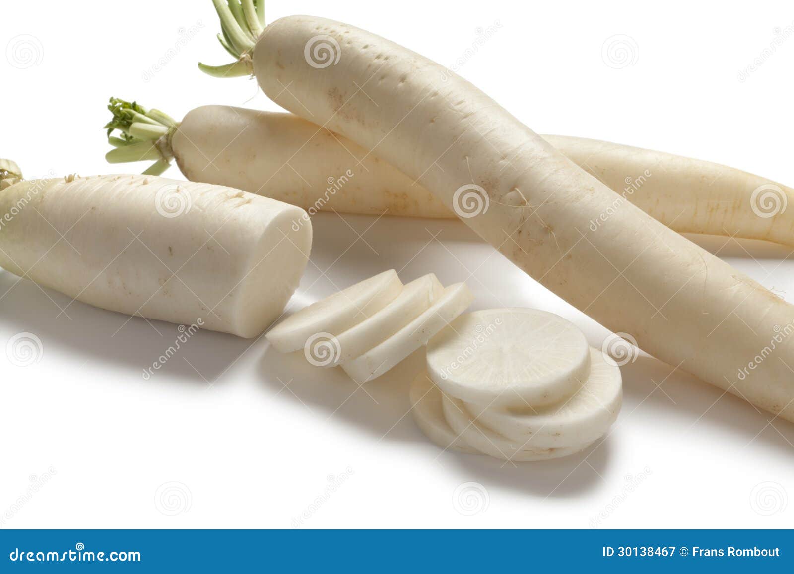 Lange witte Radijs stock afbeelding. Image of radijs - 30138467