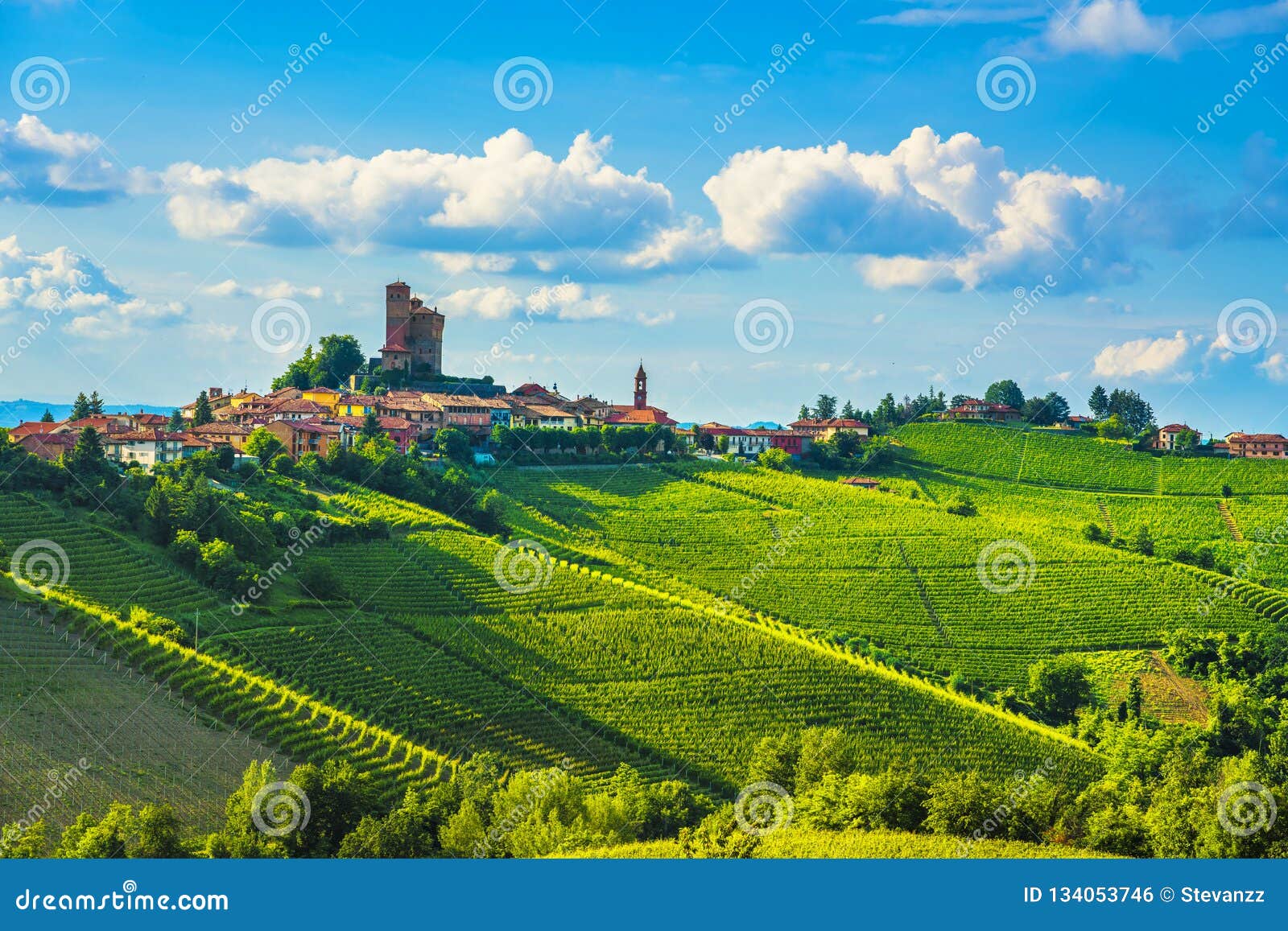 Langhe Vineyards Sunset Panorama, Serralunga Alba, Piedmont, Italy ... Langhe Vineyards Sunset Panorama, Serralunga Alba, Piedmont, Italy ...