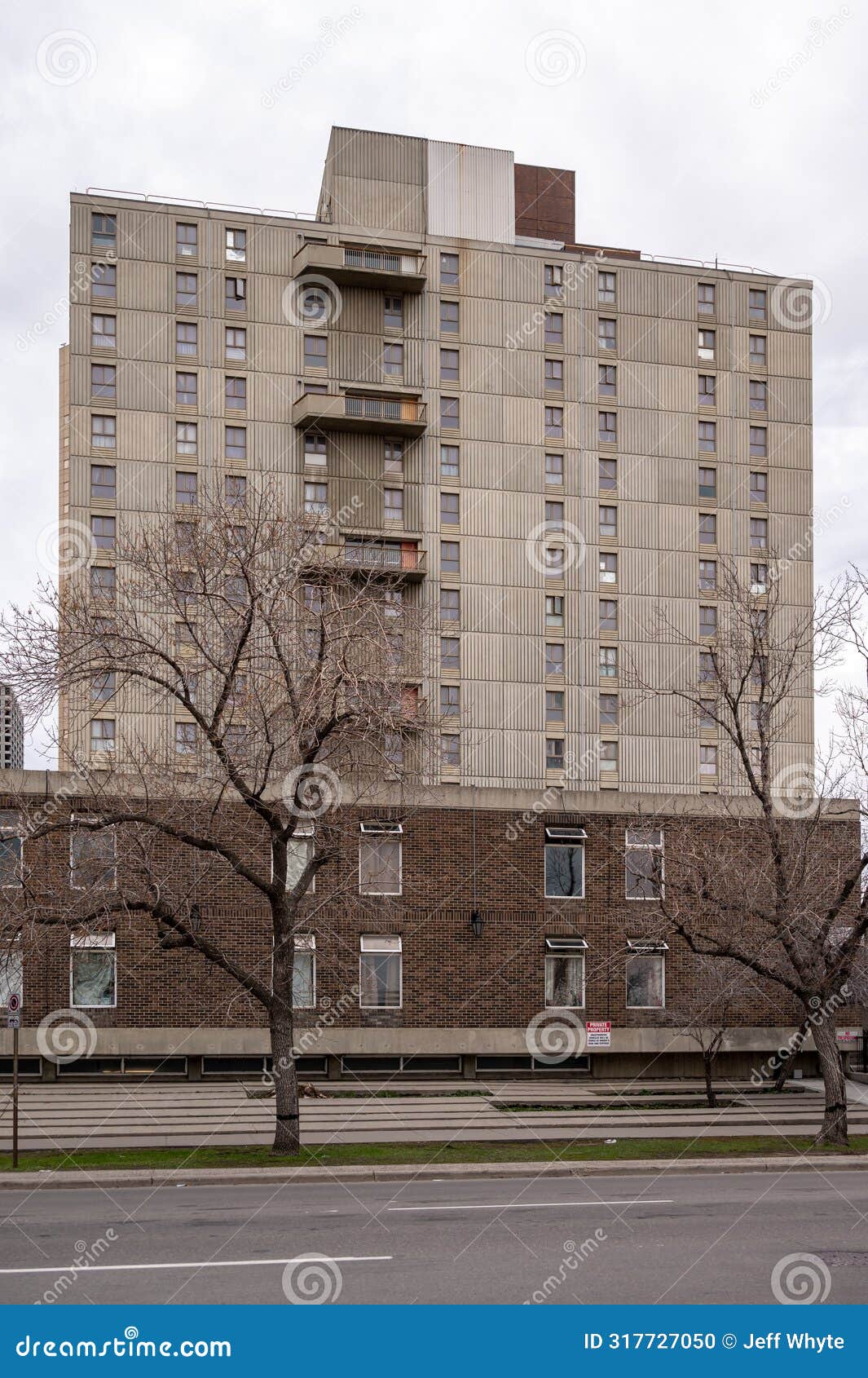 Langin Place and Baker House Complex, Calgary Editorial Image - Image ...