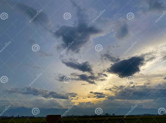 Langit Sore stock photo. Image of beautiful, cloud, blue - 200762968