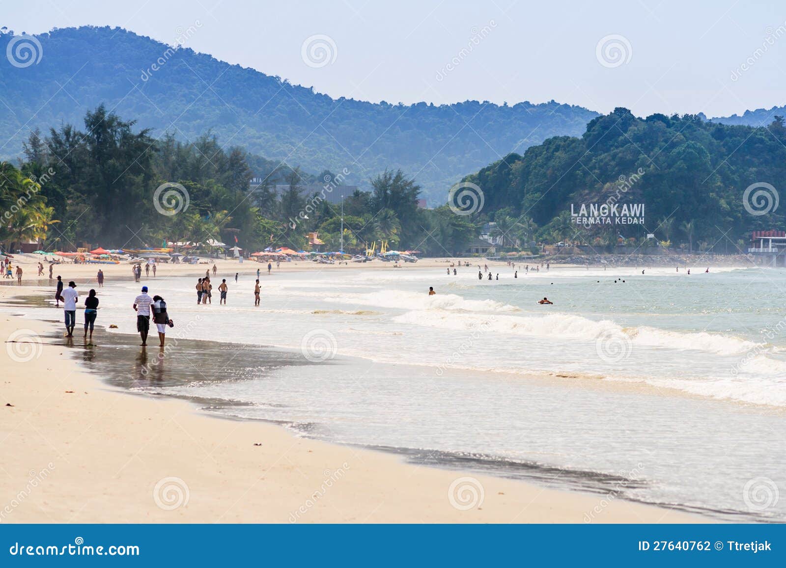 Langkawi Beach stock photo. Image of night, light, malaysia - 27640762