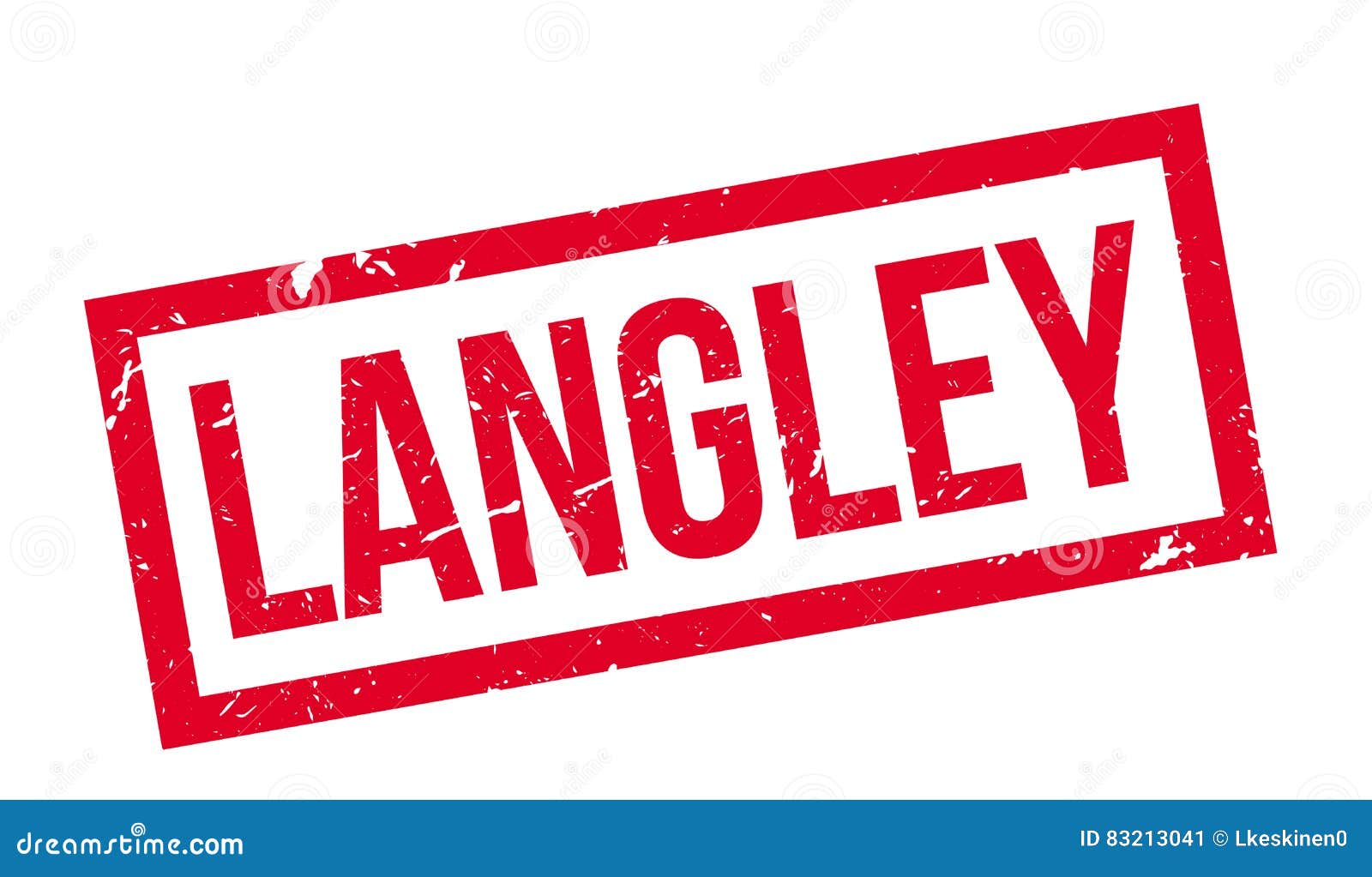 Langley rubber stamp stock illustration. Illustration of culture - 83213041