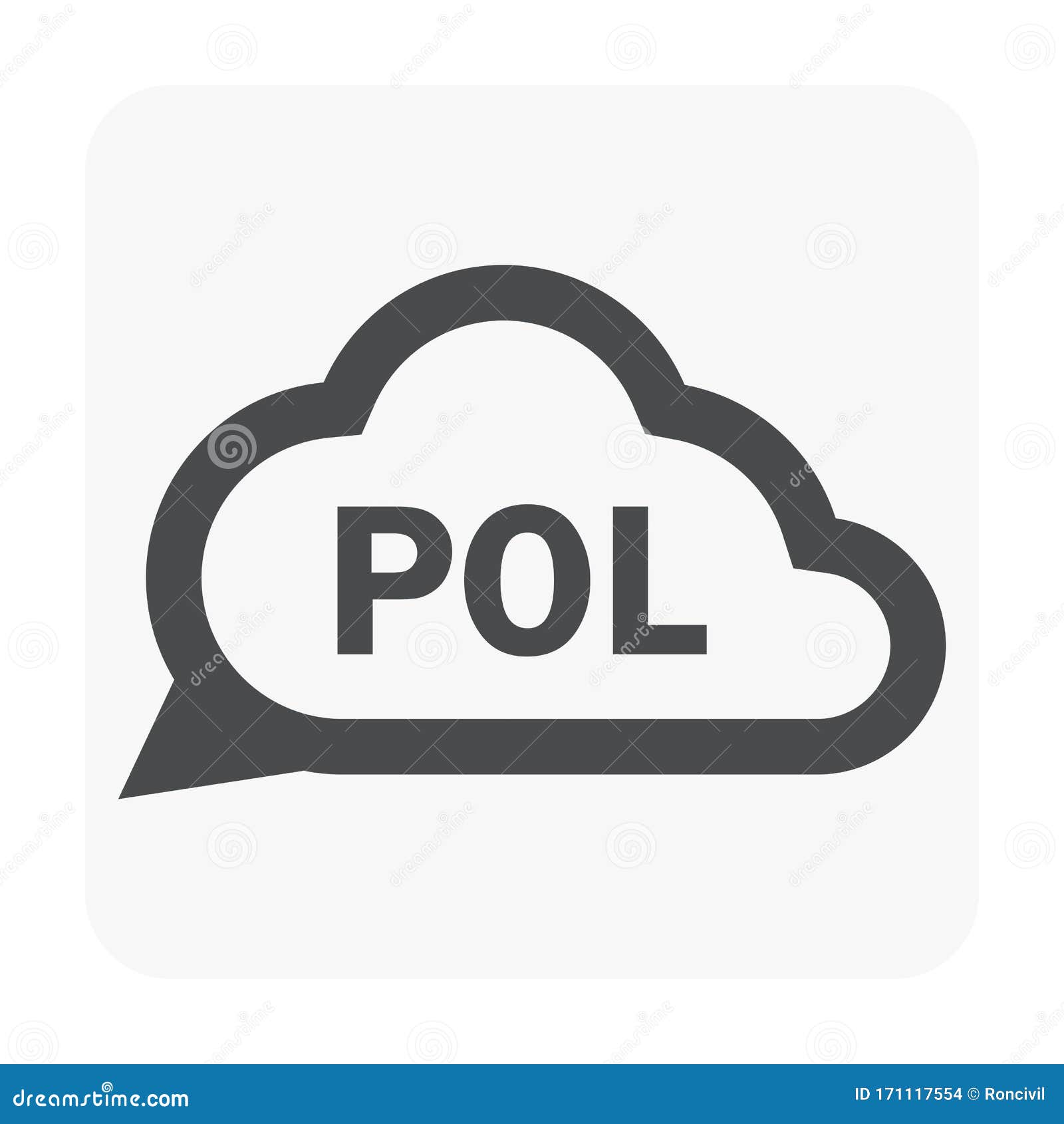 Language icon black stock vector. Illustration of bubble - 171117554